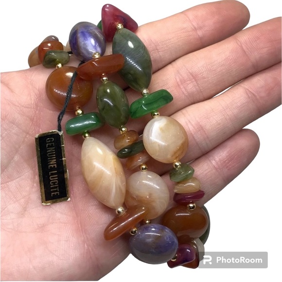 Jewelry | Genuine Lucite Necklace | Poshmark